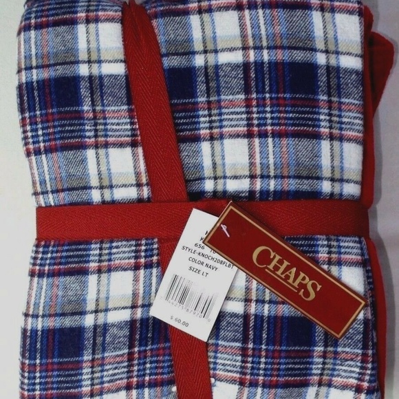 Chaps | Other | Chaps Mens Pajama Sleep Set Large Tall Shirt Pant ...